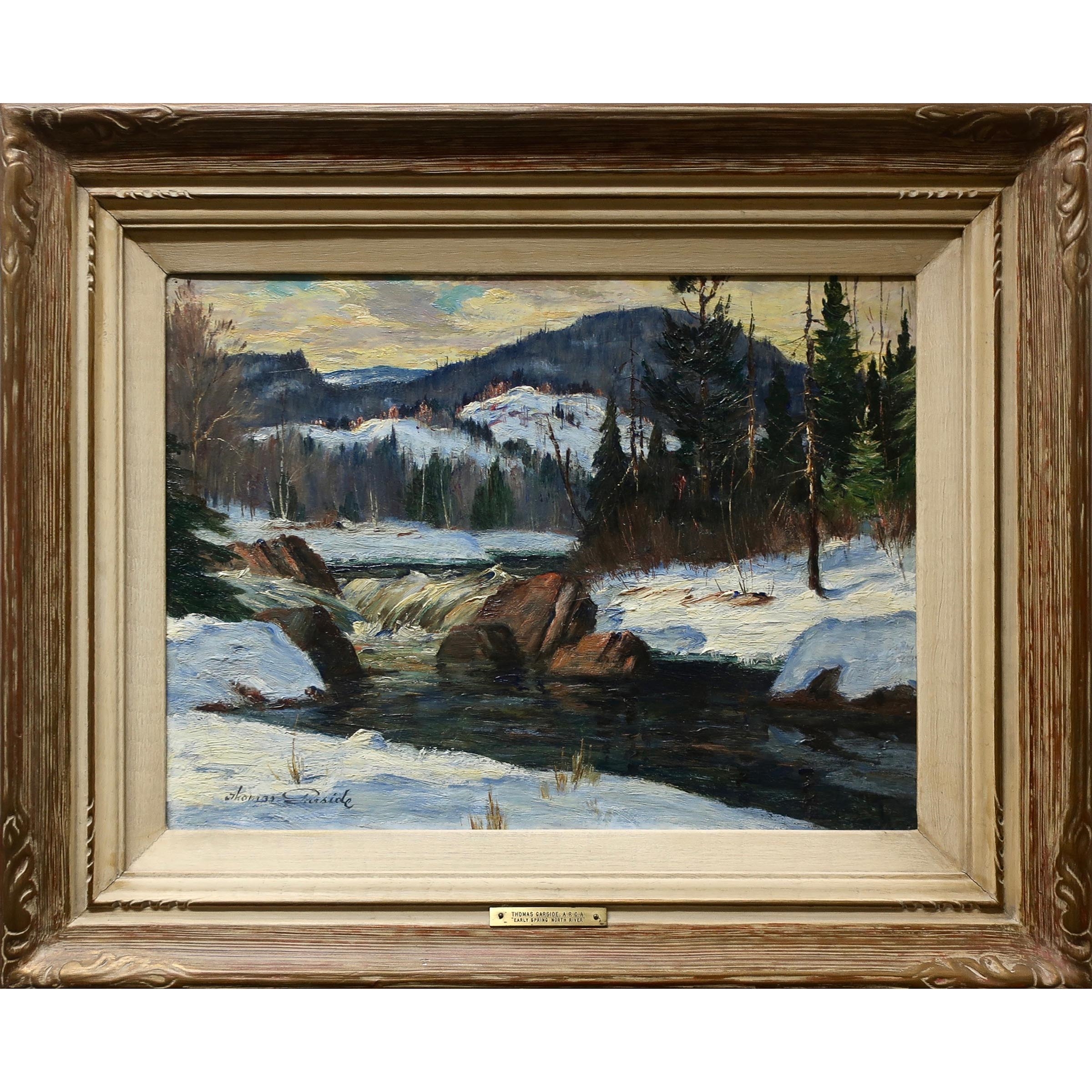 Thomas H. Garside | EARLY SPRING - NORTH RIVER | MutualArt
