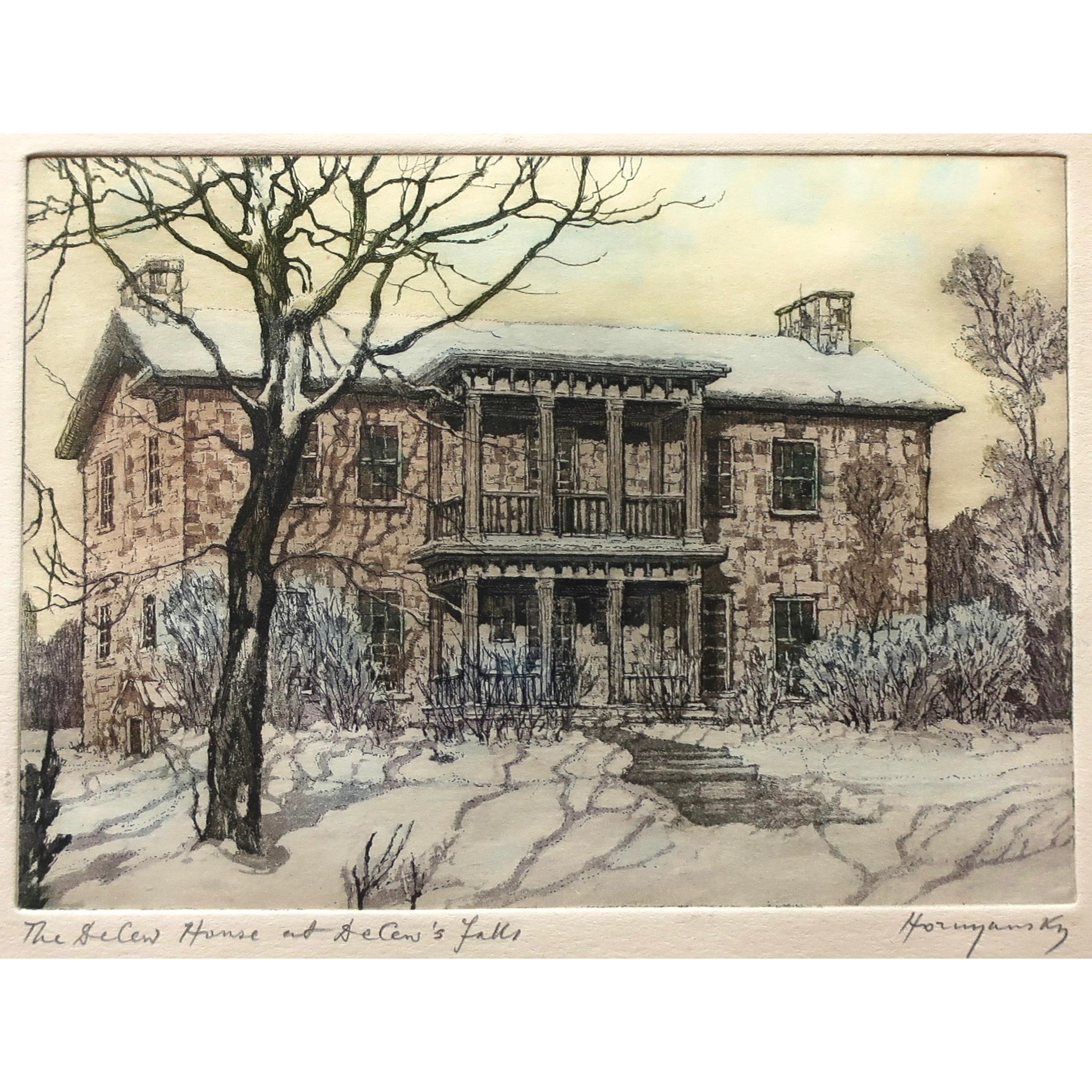 Nicholas Hornyansky | THE DECEW HOUSE AT DECEW'S FALLS | MutualArt