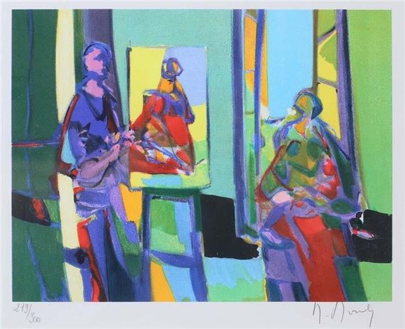 Marcel Mouly | Le Peintre et le Modele | MutualArt