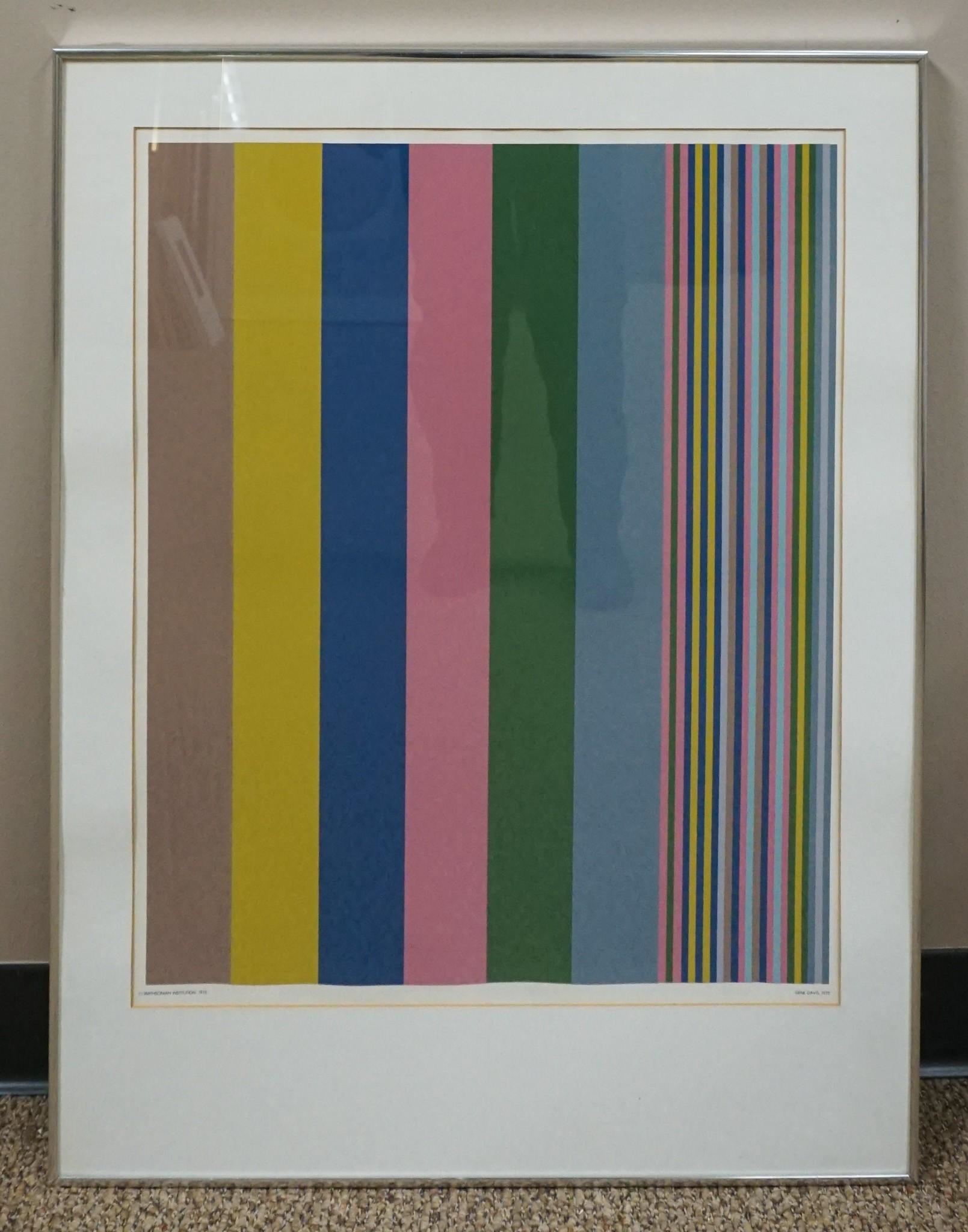 Gene Davis | Smithsonian Institution 1975 (1975) | MutualArt