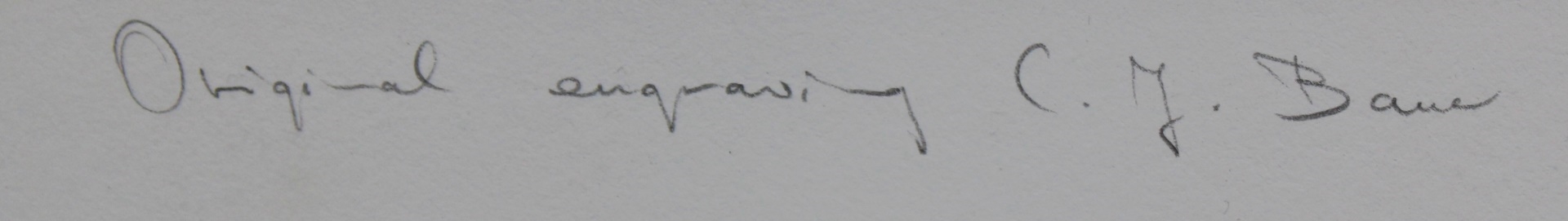 Carl Josef Bauer | Each signed and inscribed original engraving on ...