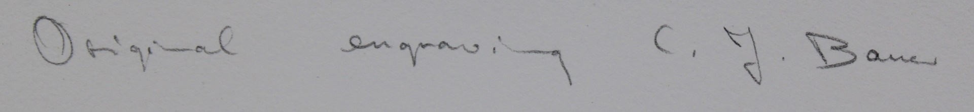 Carl Josef Bauer | Each signed and inscribed original engraving on ...