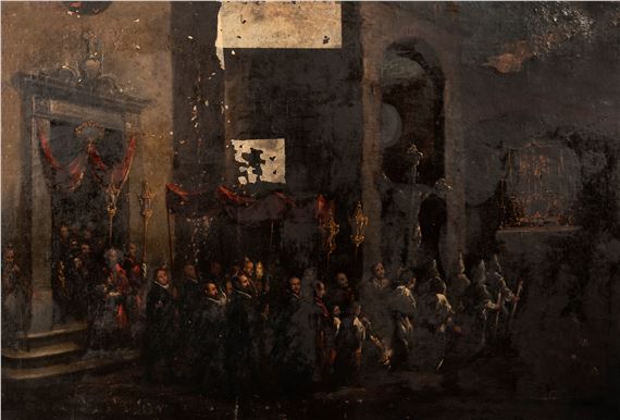 Alessandro Magnasco | Night procession | MutualArt