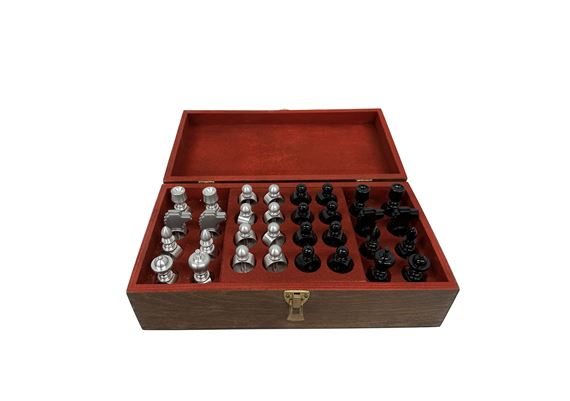 Austin Cox | Contemporary Aluminum Chess Set | MutualArt