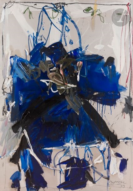 Michèle Destarac | It is crazy not ringue in blue (2008) | MutualArt