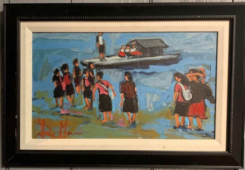 Yvonne Mora | Yvonne Mora Artist Signed Oil On Canvas | MutualArt