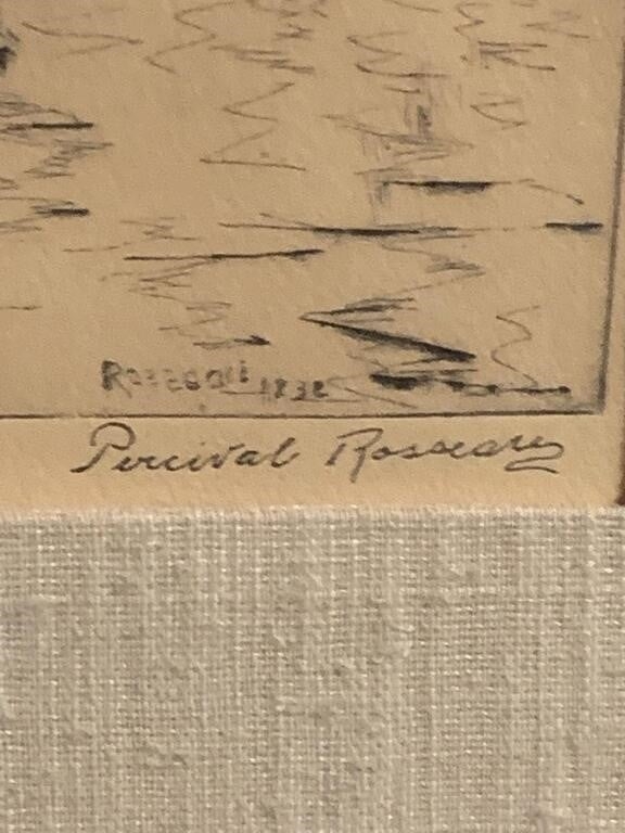 Percival Leonard Rosseau | Percival Rosseau Engraving, Cooling Off ...