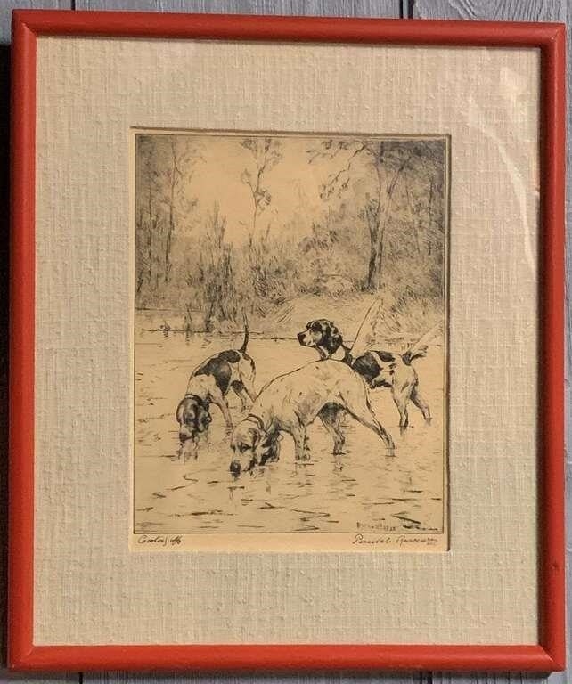 Percival Leonard Rosseau | Percival Rosseau Engraving, Cooling Off ...