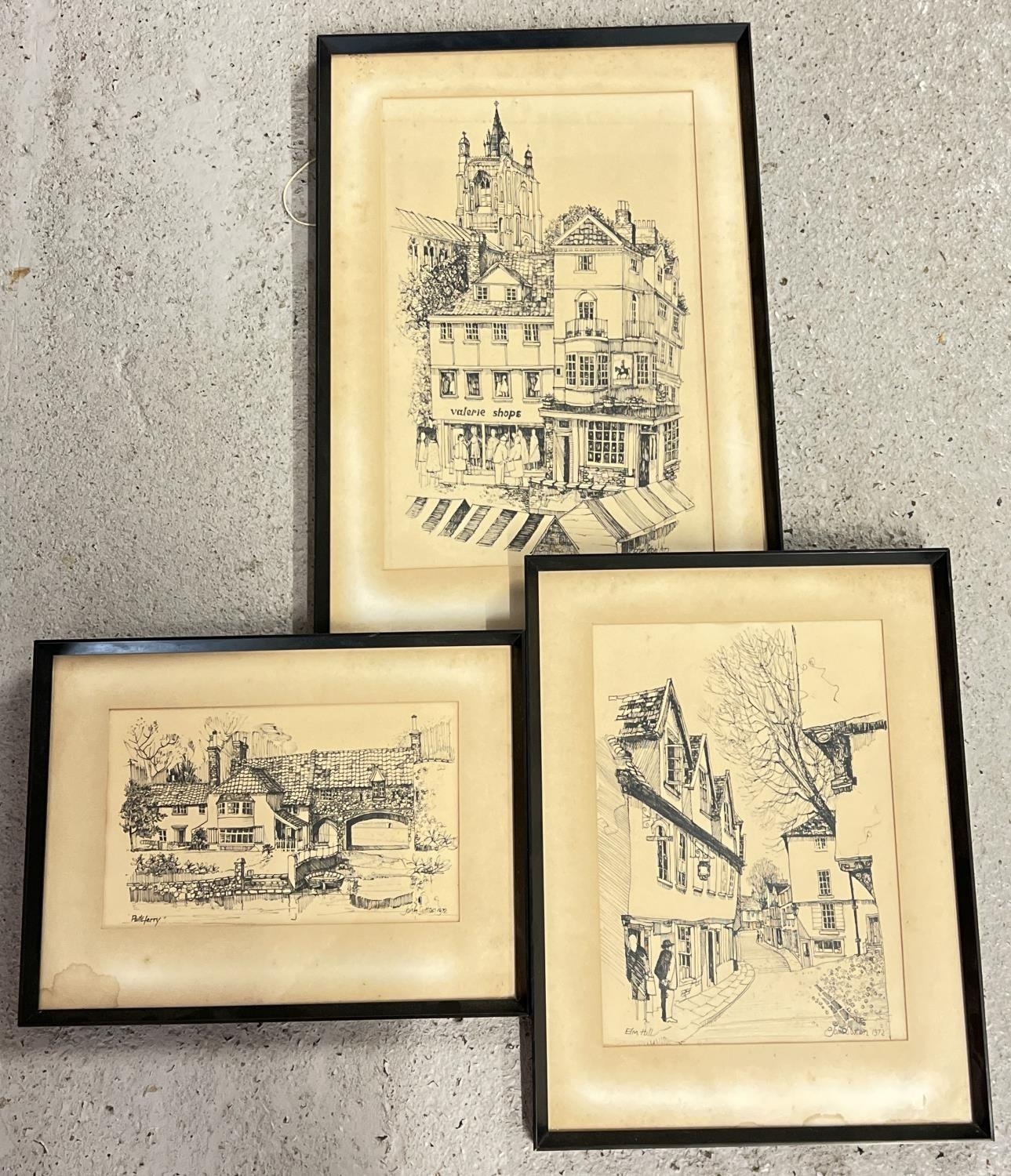 John Sutton | vintage's John Sutton sketches of scenes from Norwich ...