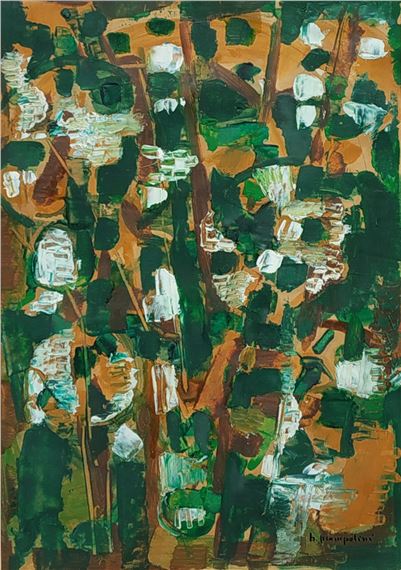 Hiero Prampolini | Dopo la pioggia. (1955) | MutualArt