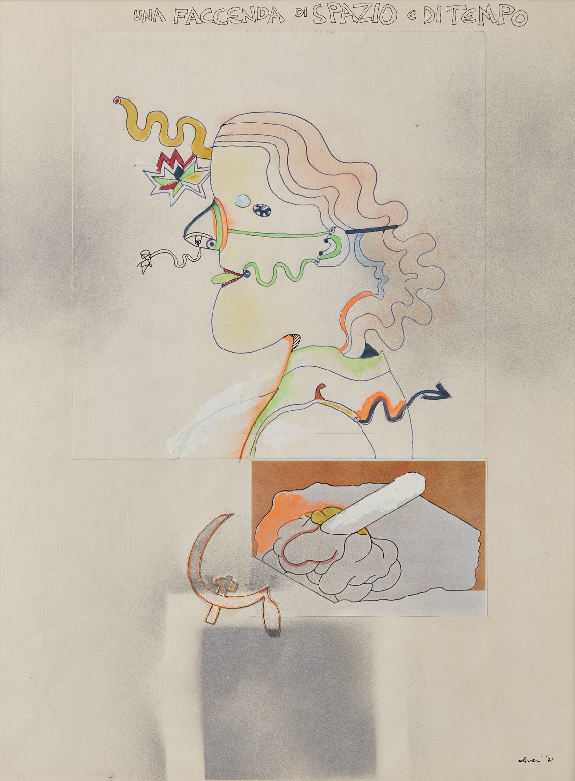 Luca Alinari | Una faccenda di spazio e di tempo. (1971) | MutualArt
