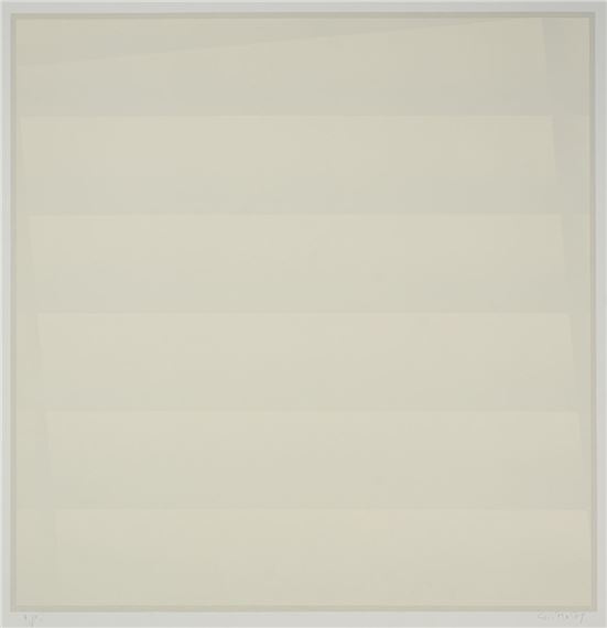 Raimund Girke | Untitled, 1971. Silkscreen print on paper. Signed ...