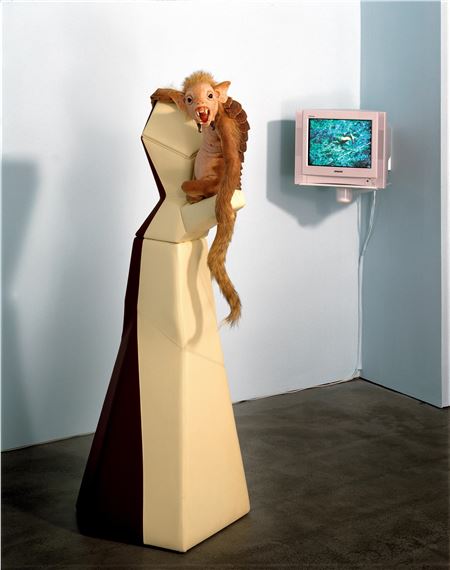 Patricia Piccinini | Bodyguard: Golden Helmeted Honey Eater | MutualArt
