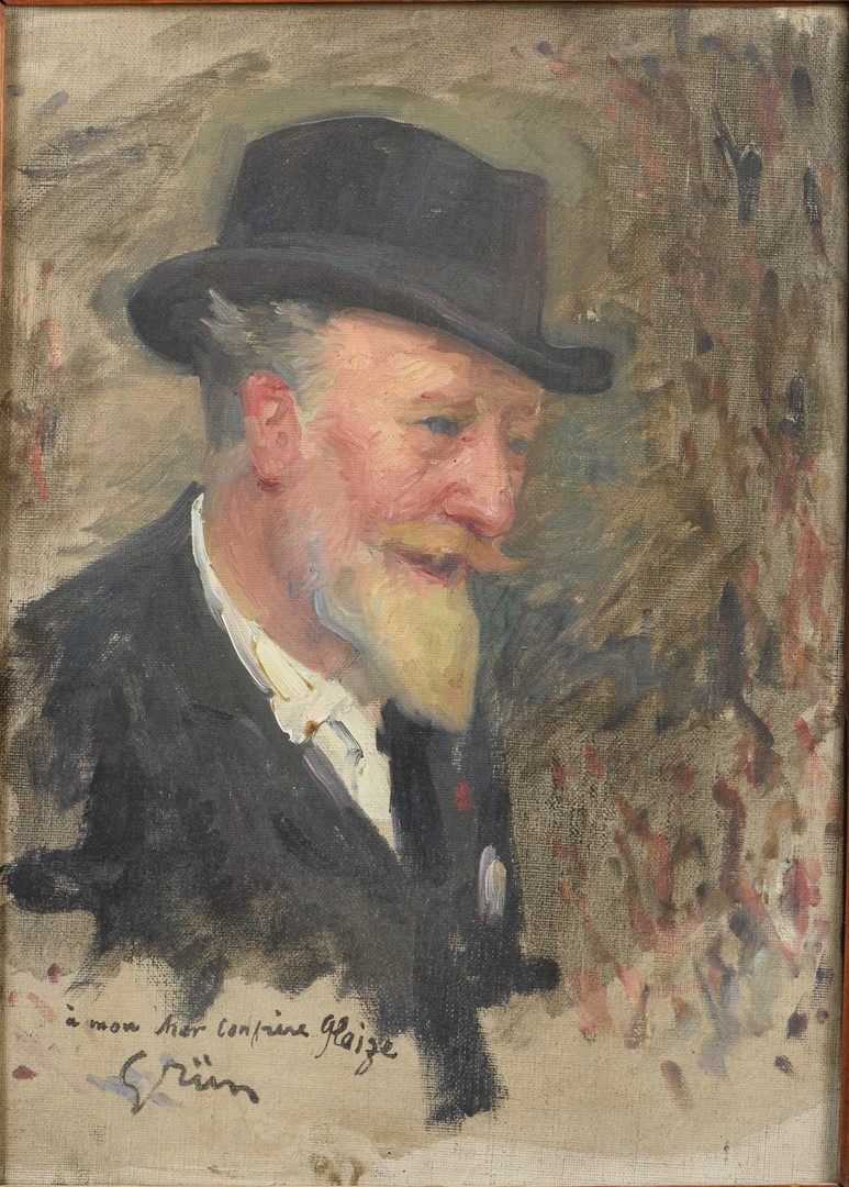 Jules-Alexandre Grün | Portrait de Léon Glaize | MutualArt