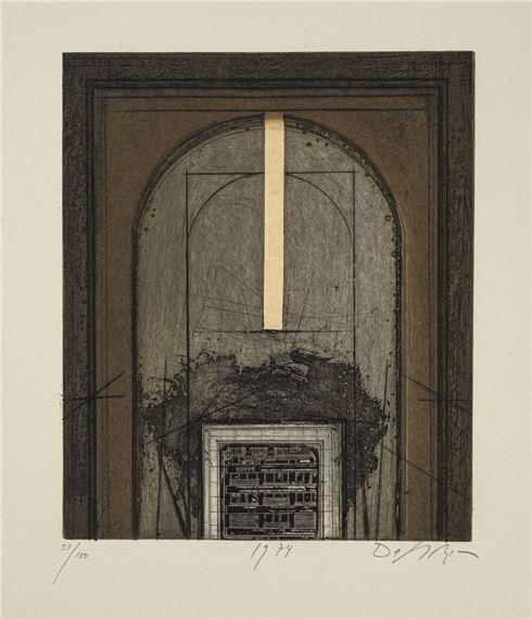Karl Fred Dahmen | Little Monument, 1974. Etching on wove paper. Signed ...