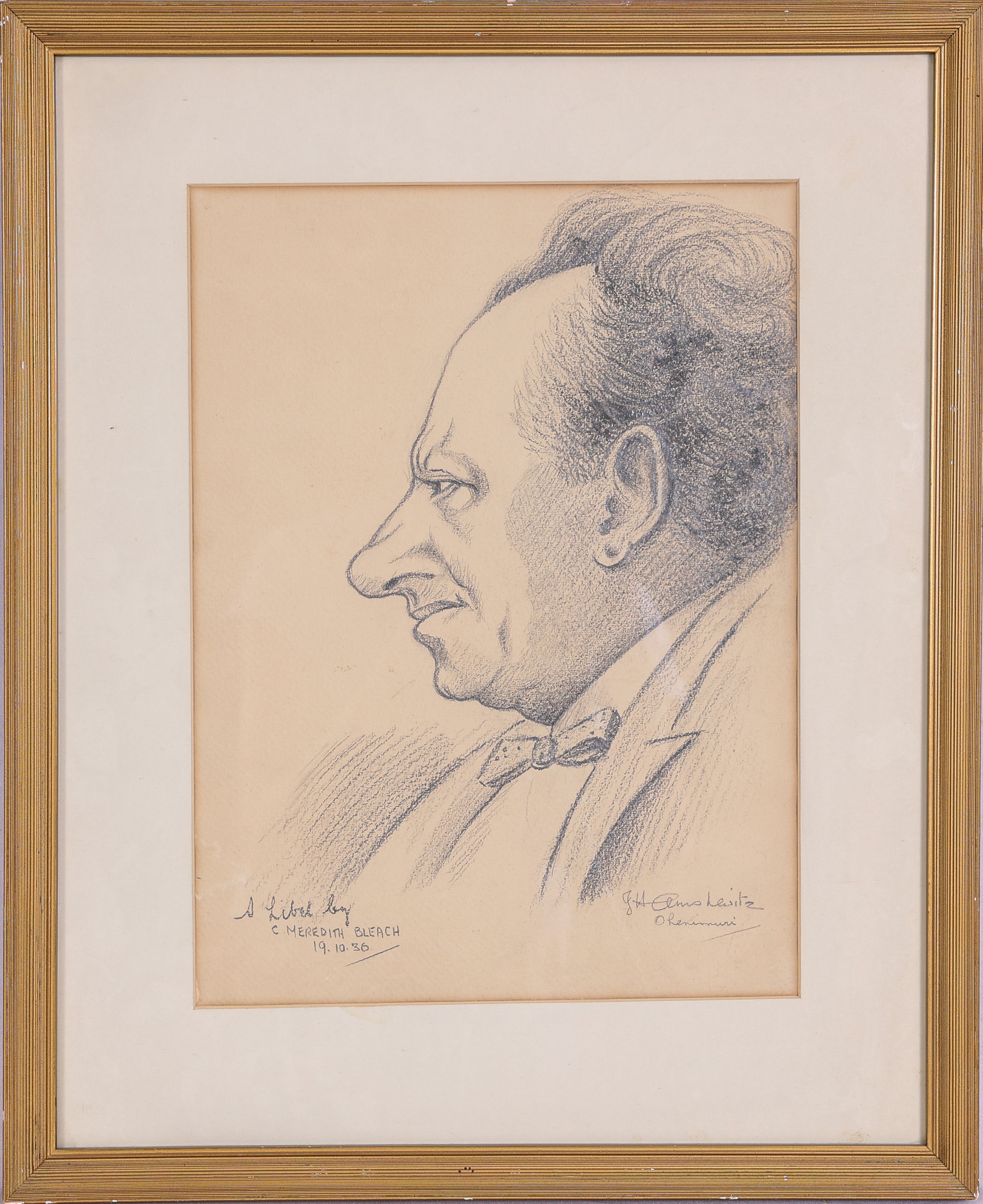 Charles Meredith Bleach | PORTRAIT OF JOHN AMSHEWITZ | MutualArt