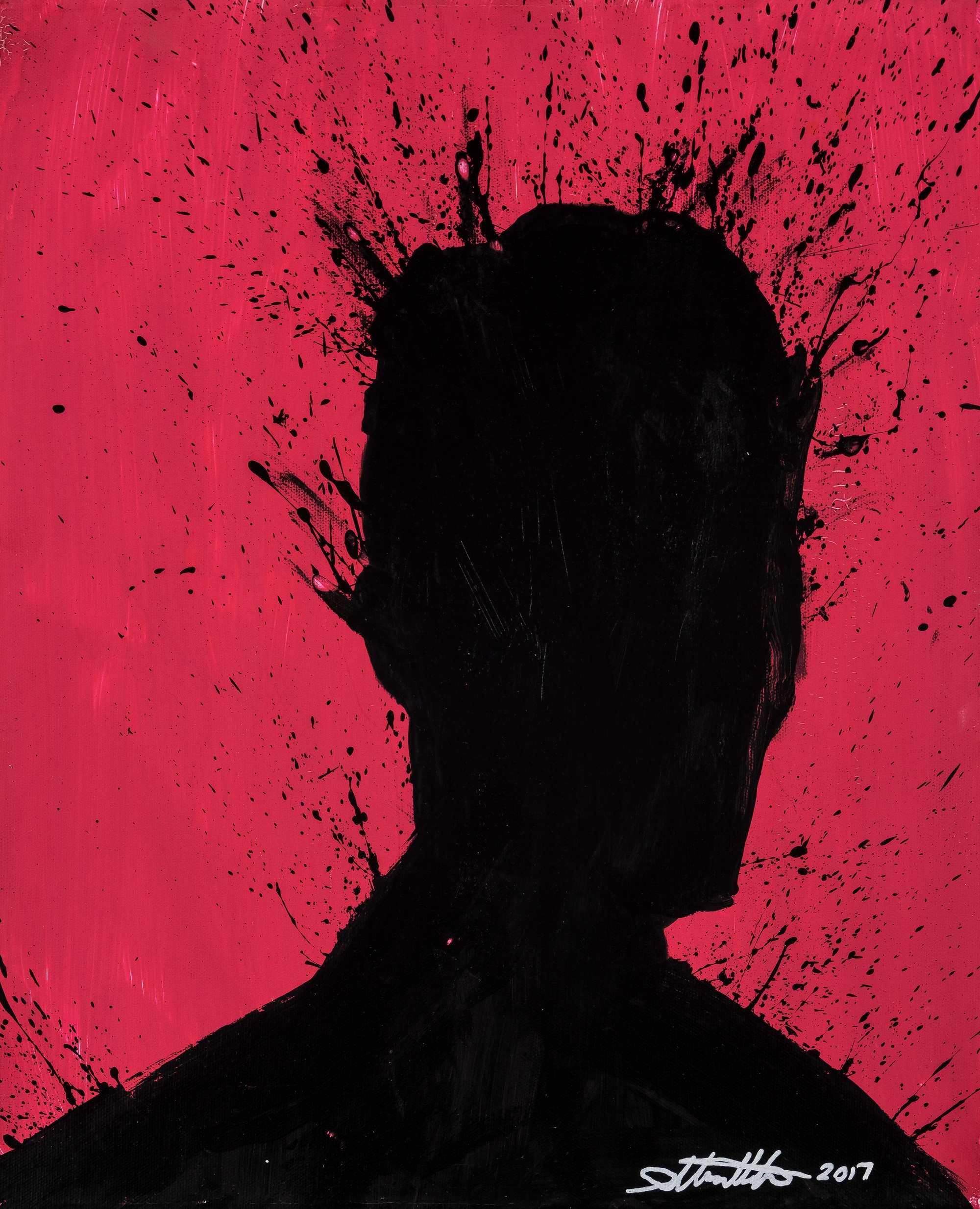 Richard Hambleton | Shadow Head (2017) | MutualArt