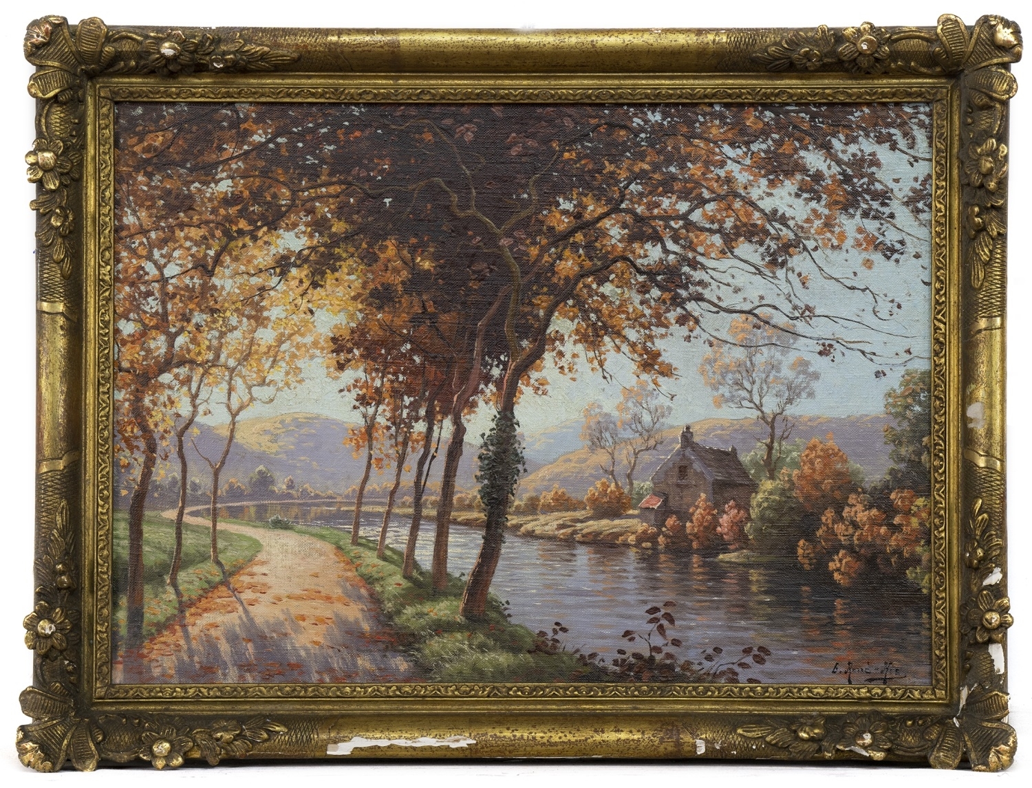 René Charles Edmond His | RIVER SCENE | MutualArt