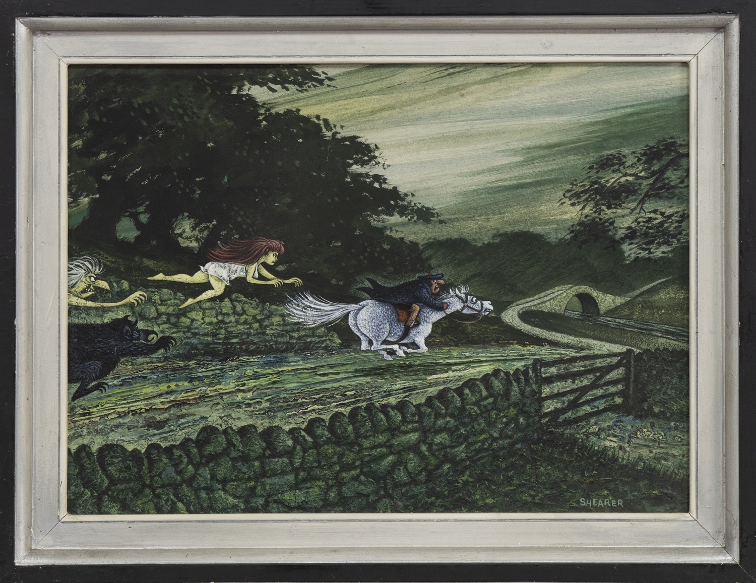 Joseph Denham Shearer | TAM O'SHANTER - TAM AND MEG APPROACHING THE ...