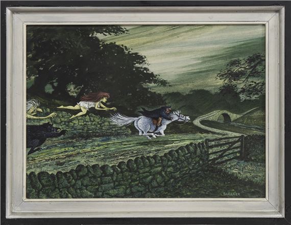 Joseph Denham Shearer | TAM O'SHANTER - TAM AND MEG APPROACHING THE ...