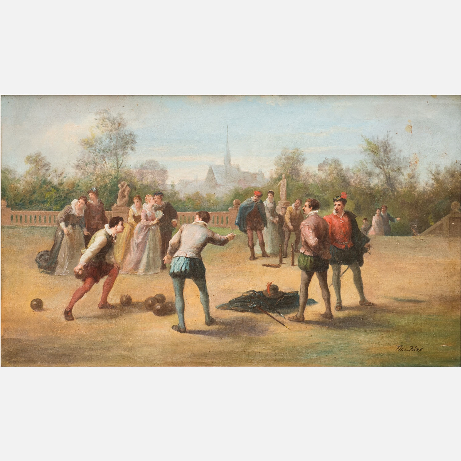 French School, 19th Century | the boule players | MutualArt