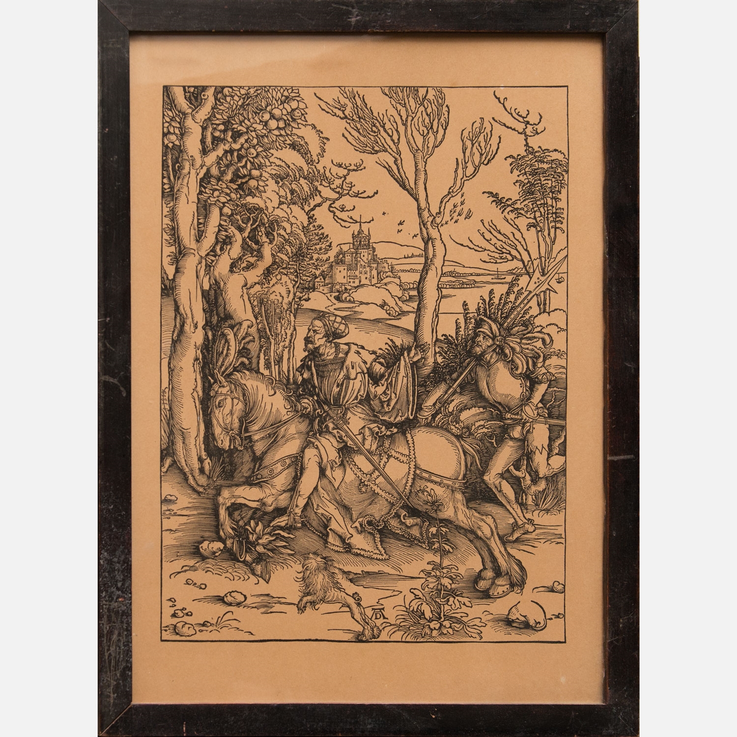 Albrecht Dürer | rider in landscape | MutualArt
