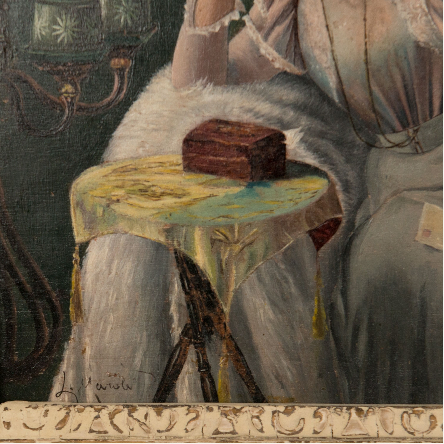 Ludek Marold | two ladies reading a letter | MutualArt