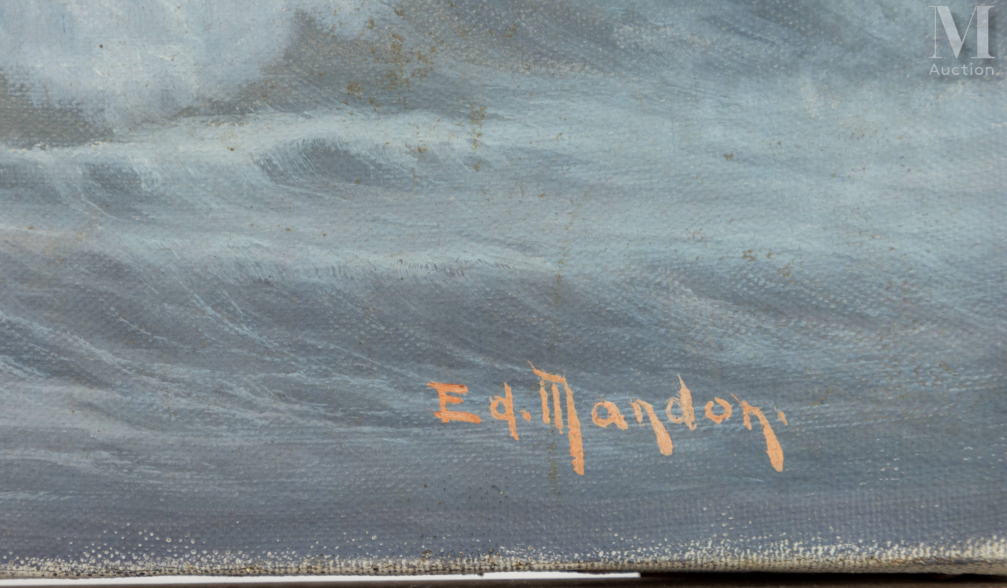 Edouard Mandon | Vague au crépuscule | MutualArt