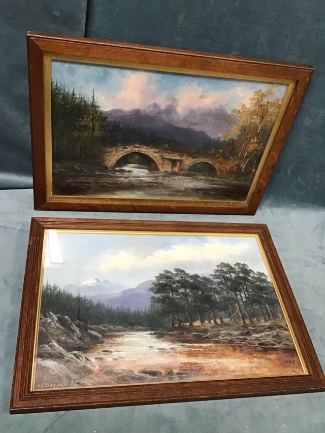 Samuel John Barnes | Scottish river landscapes | MutualArt