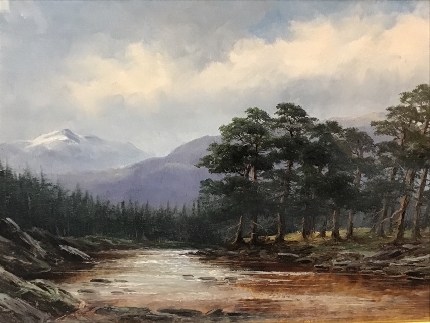 Samuel John Barnes | Scottish river landscapes | MutualArt