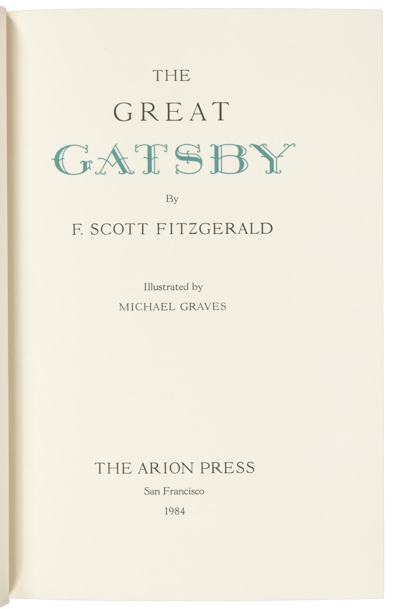 Scott Fitzgerald | The Great Gatsby (1984) | MutualArt