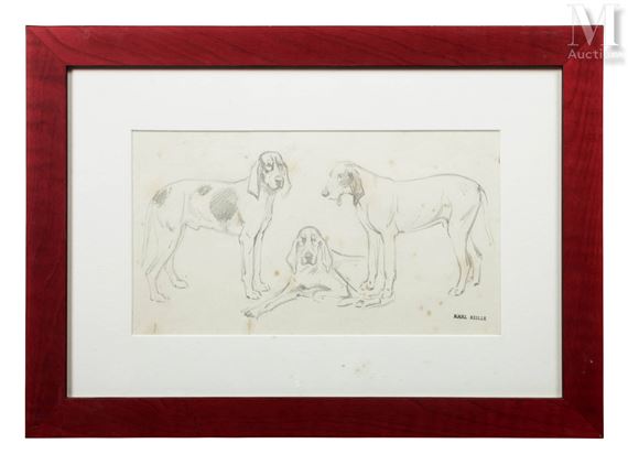 Karl Reille | Etude de Saint Hubert | MutualArt