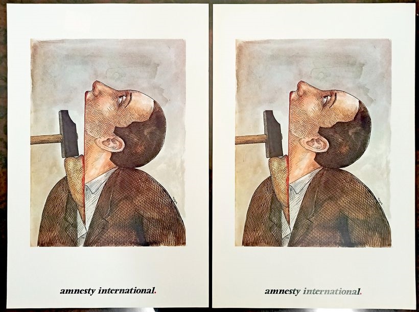 Roland Topor | Amnesty international (Circa 1980) | MutualArt