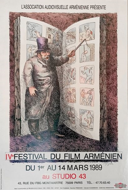 Roland Topor | Quatrième festival du film arménien (1989) | MutualArt