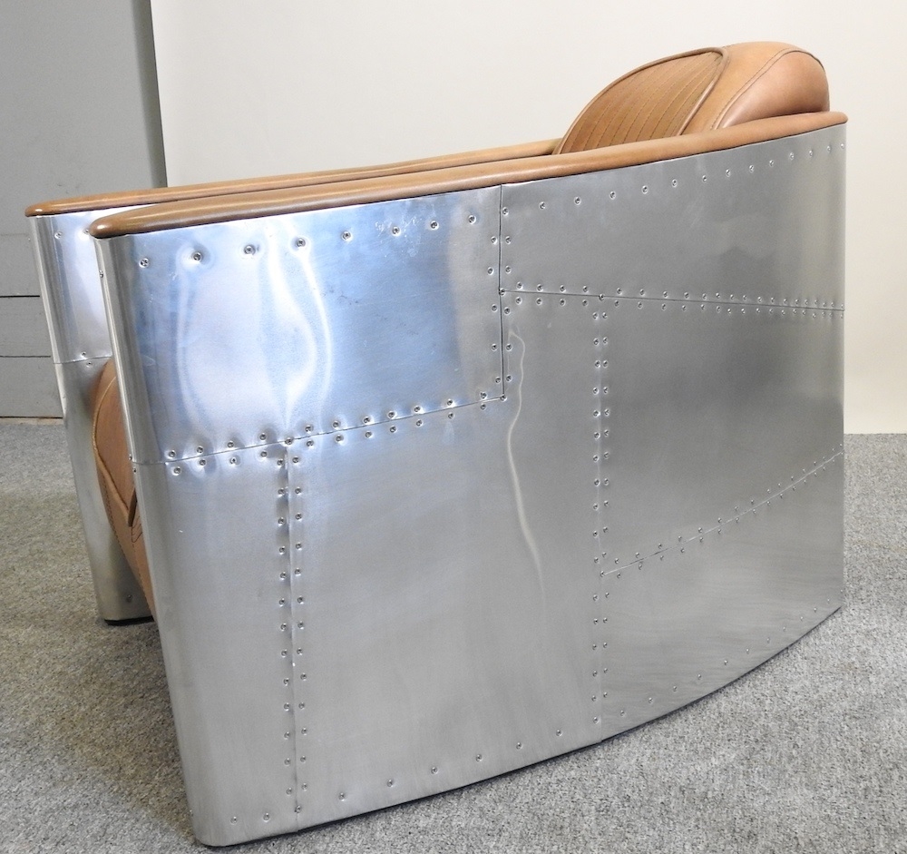 Timothy Oulton | A Timothy Oulton Aviator Tomcat designer chair | MutualArt