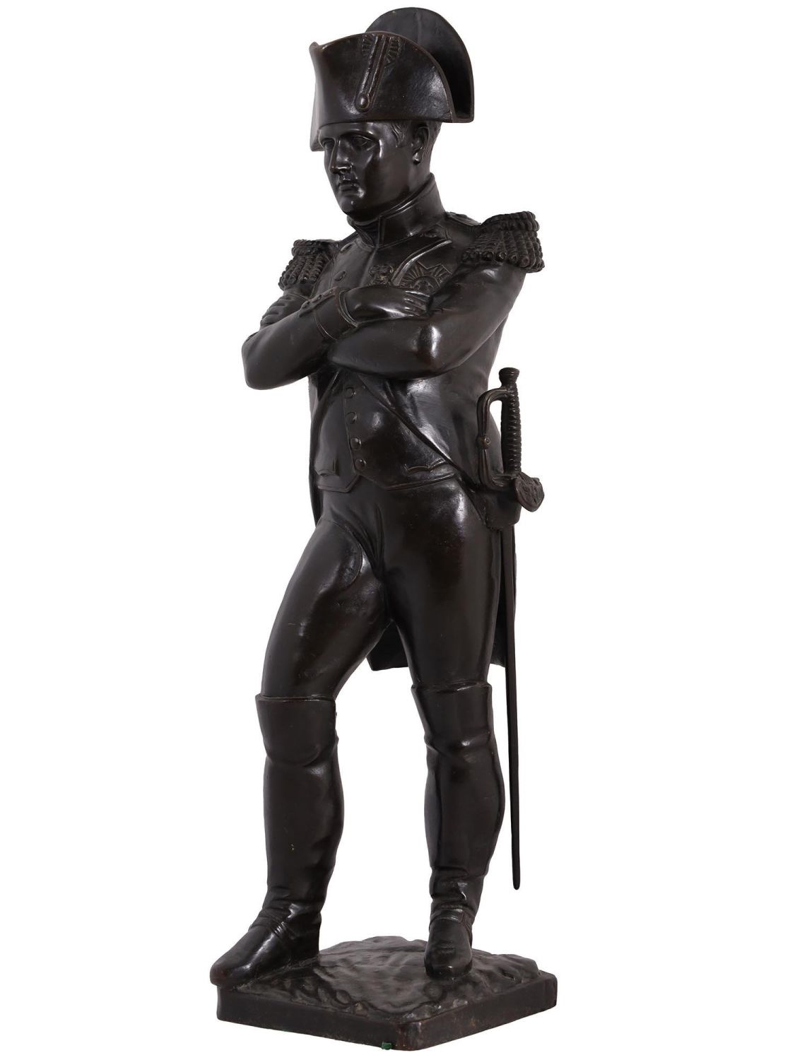 Jean-Auguste Barre | A FIGURINE OF STANDING NAPOLEON BONAPARTE | MutualArt
