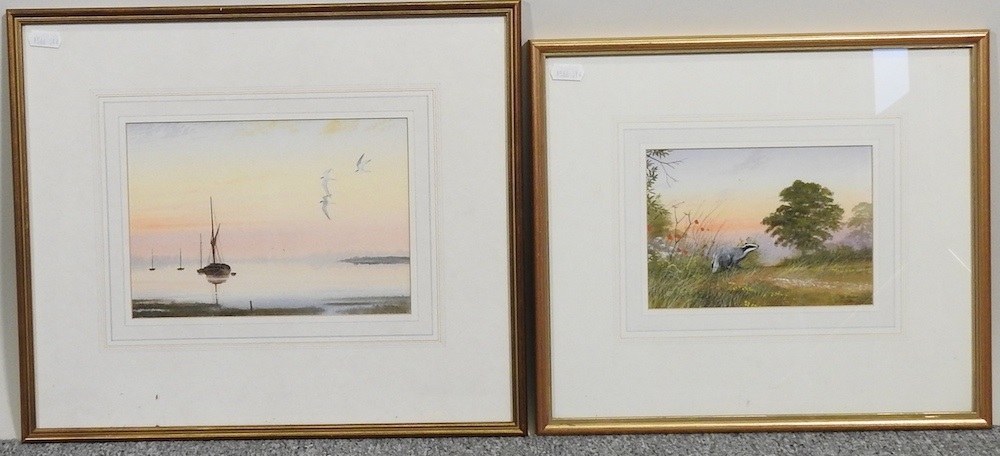 Peter Hayman | country landscape with birds | MutualArt