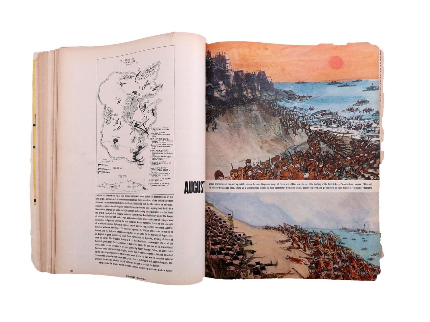 Robert Andrew Parker | the Bulgarian troops at Elso Beach meeting the ...