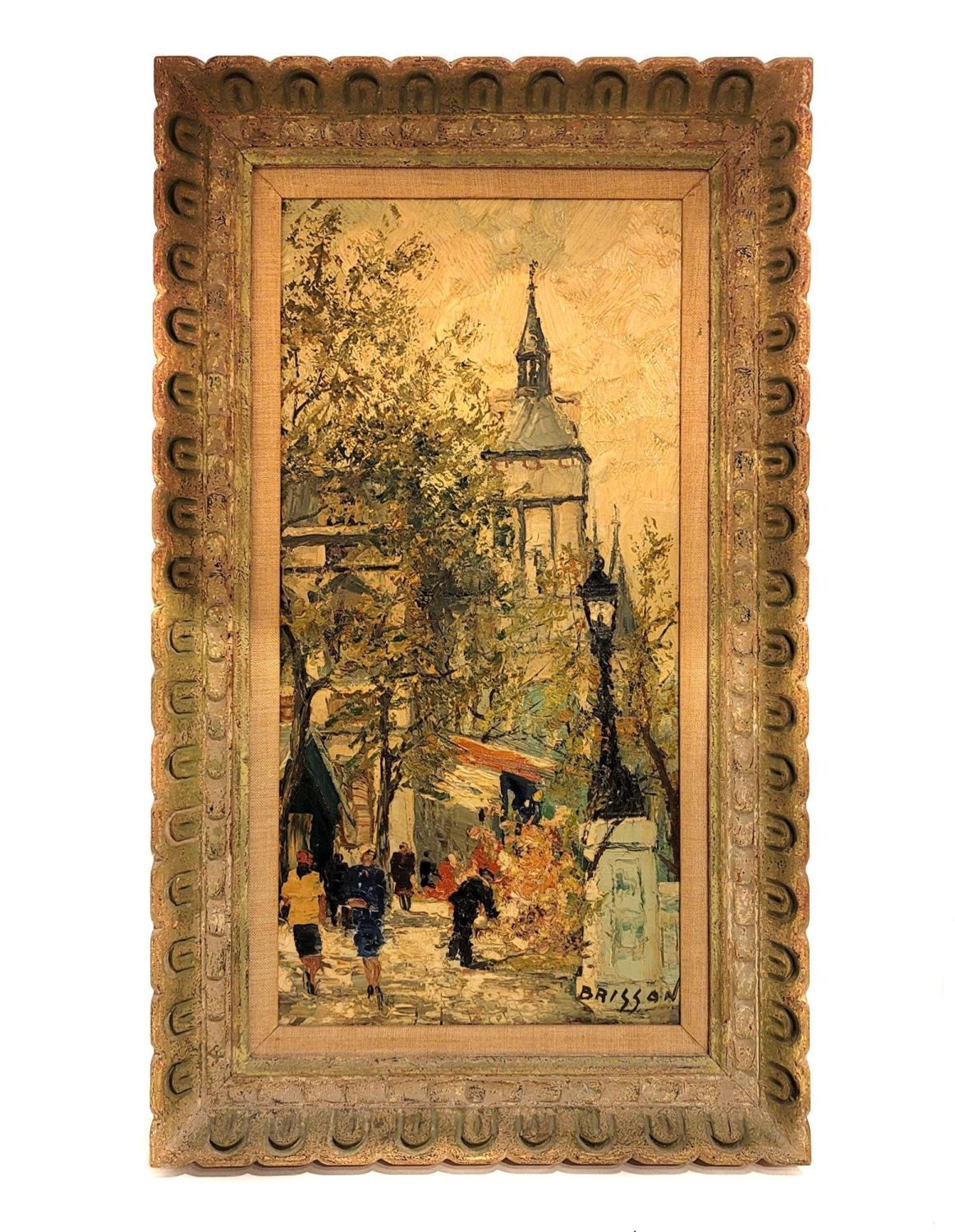 Marcel Brisson | Paris street scene (1915) | MutualArt