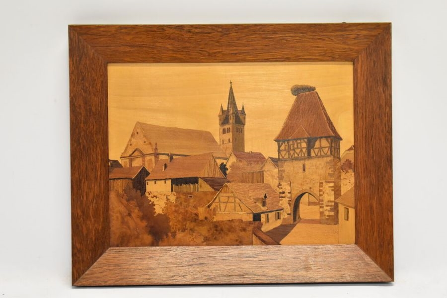 Charles Spindler | . View of a village | MutualArt