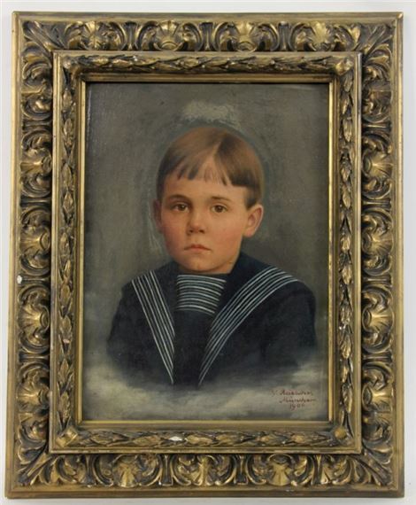 Vitus Reisacher | Wolfertschwenden Boy in sailor suit | MutualArt