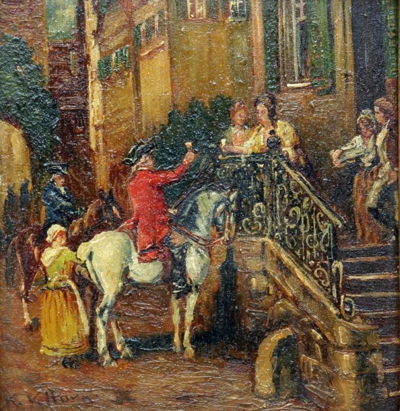 Carl Horn | Gallant Rococo scene | MutualArt