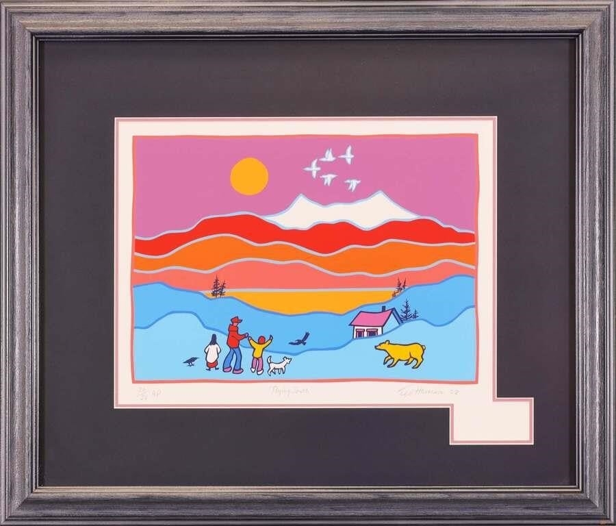 Ted Harrison | FLYING SOUTH; 2002 (2002) | MutualArt