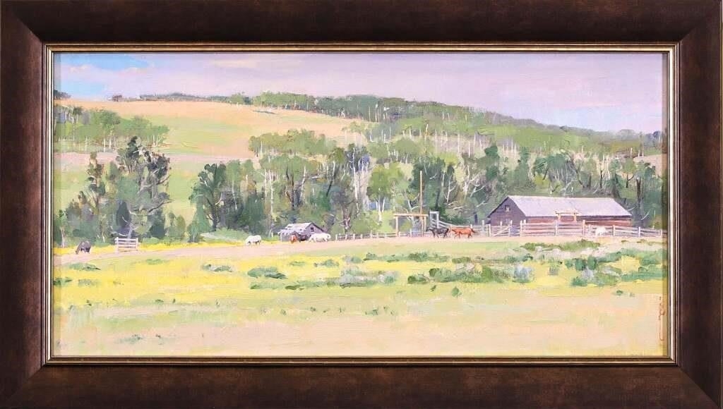 Enkhbold Dambadarjaa | RANCH LANDSCAPE; 2020 (2020) | MutualArt