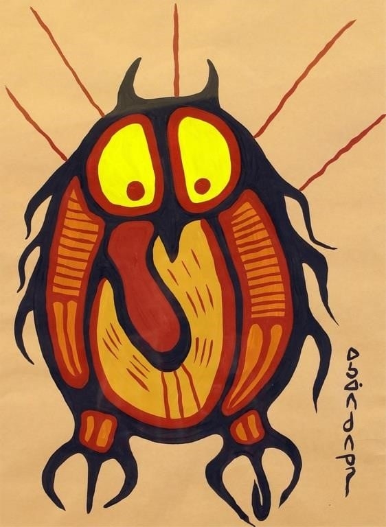Norval Morrisseau | Owl (Circa 1972) | MutualArt