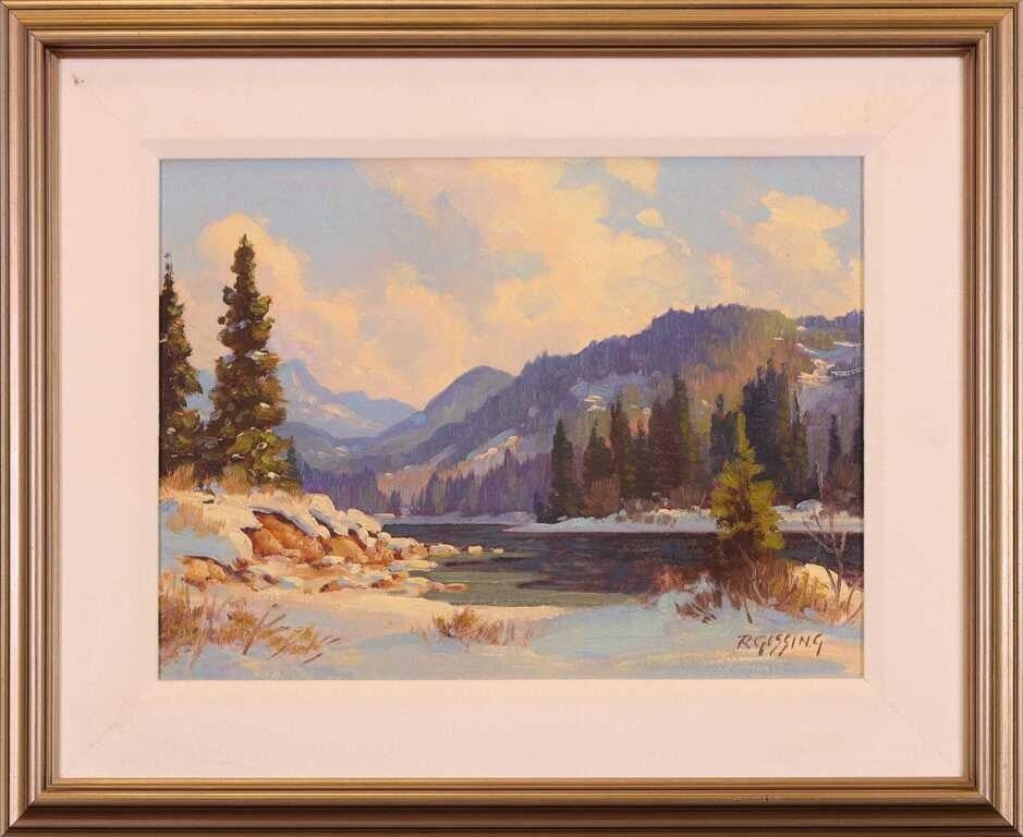 Roland Gissing | SNOW IN THE MOUNTAINS; 1952 (1952) | MutualArt