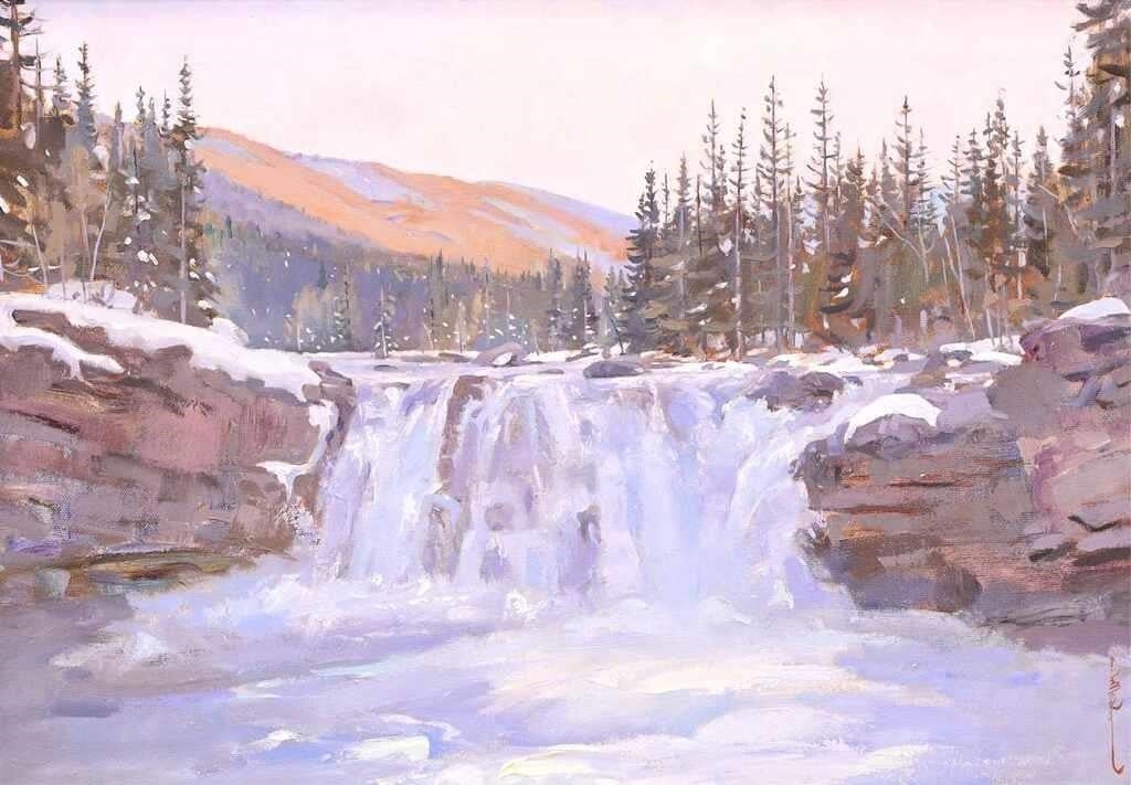 Enkhbold Dambadarjaa | SHEEP RIVER FALLS AFTER SNOW; 2018 (2018 ...