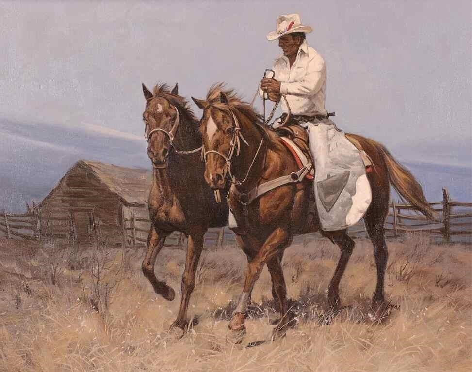 Harold Lloyd Lyon | MORNING RIDER | MutualArt