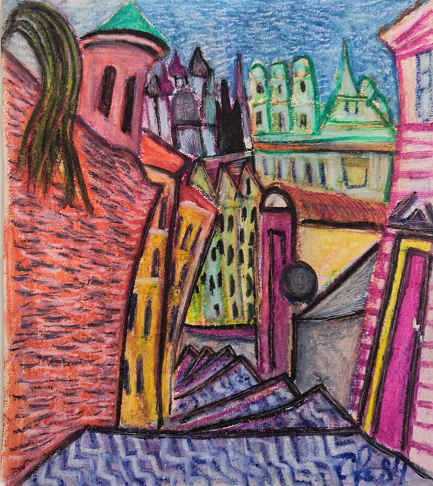 Karel Chaba | Zámecké schody (1984) | MutualArt