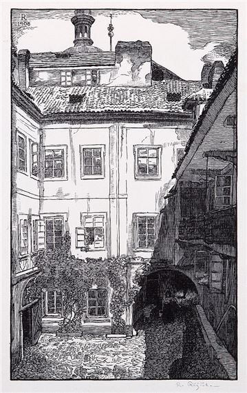 Rudolph Ruzicka | Pavlačový dům | MutualArt